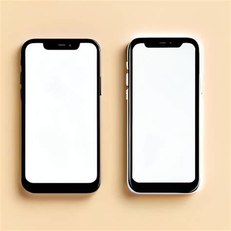 Premium Photo Android Perspective View Mockupempty Smartphone Mobile