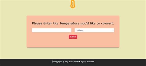 GitHub Raj Mewada Temperature Converter A Temperature Converter Helps Convert The Temperature