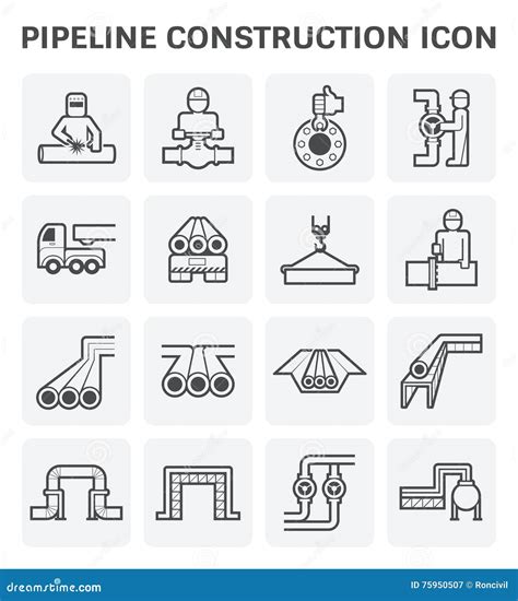 Pipeline Construction Background Vector 85542065