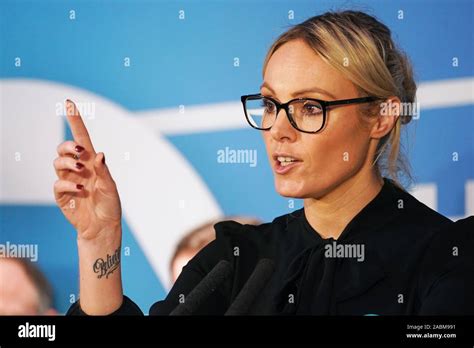 The Brexit Partys Hull West Candidate Michelle Dewberry Speaking At