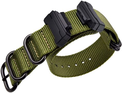 Invella Nylon Nato Watch Strap For Casio G Shock Watch Green Invella