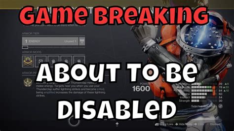 Game Breaking Point Contact Cannon Brace About To Be Disabled No