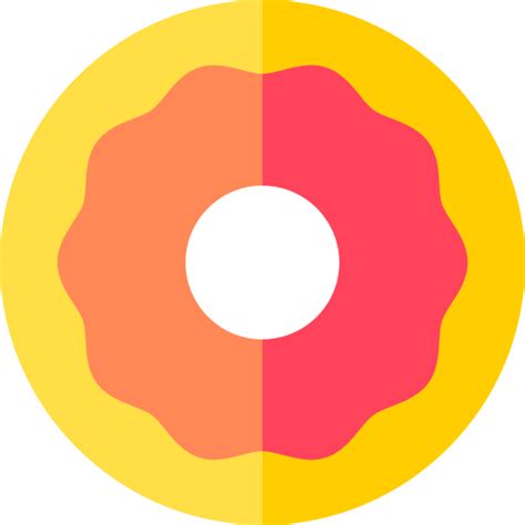 Donut Basic Rounded Flat Icon
