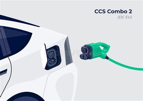Ccs Combo 2 Standard Charging Connector Plug And Socket Stock Vector Illustration Of Plug