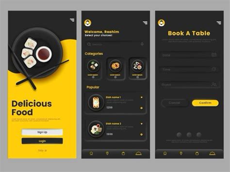 Pin By Raahim Zaidi On Ui Ux App Ui Ui Kit Menu Restaurant