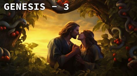 The Holy Bible Genesis 3 The Forbidden Fruit Adam And Eve The