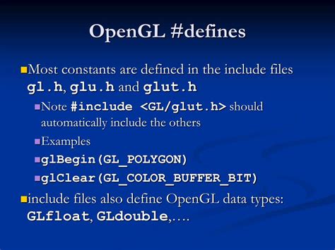 Ppt Pemrograman Opengl Dasar Powerpoint Presentation Free Download