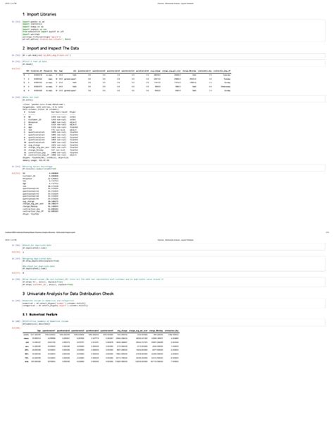 Exercise Multivariate Analysis Jupyter Notebook Download Free Pdf