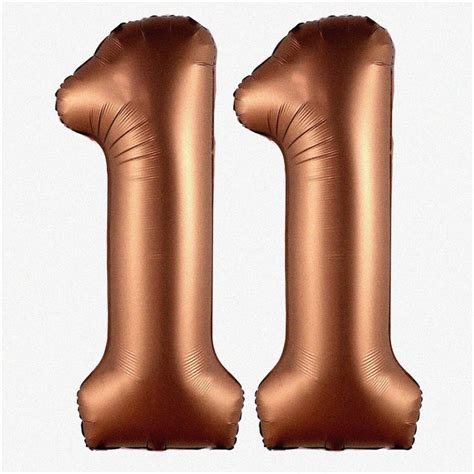 jumbo java 11th birthday balloon massive 40 coffee brown mylar f