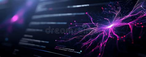 A Visually Stunning Digital Representation Of Neural Networks Showcasing Vibrant Colors And