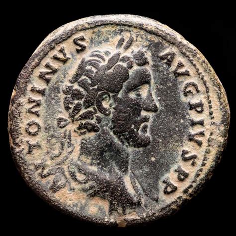 Antoninus Pius AD 138 161 Bronze As Rome AD 140 144 TR POT COS