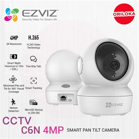 Jual Cctv Ezviz C N Mp Smart Ipcam Home Dome Camera Shopee Indonesia