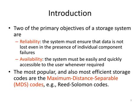Ppt The Mds Queue Analyzing The Latency Performance Of Erasure Codes