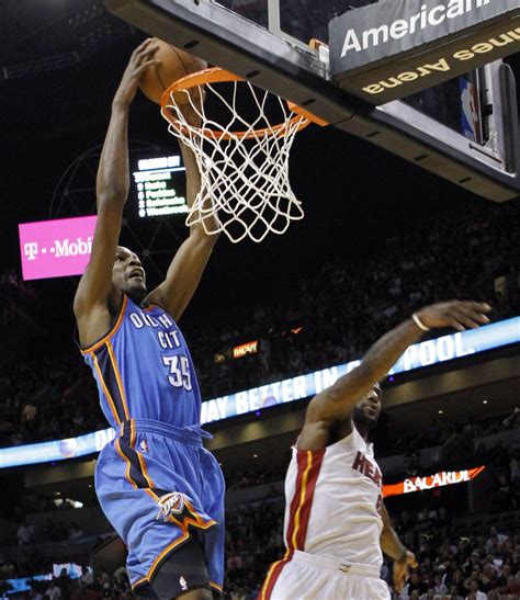 Kd Dunking Over Lebron