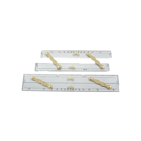 Parallel Ruler With Protractor Scale Size Mm Cm 38 Cm