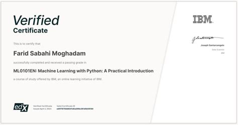 Farid Sabahi Moghadam On Linkedin Python Machinelearning Future Career Data Ibm Deeplearning