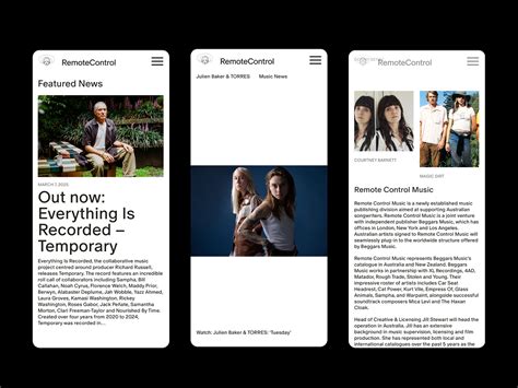 Mobile Layout Awwwards