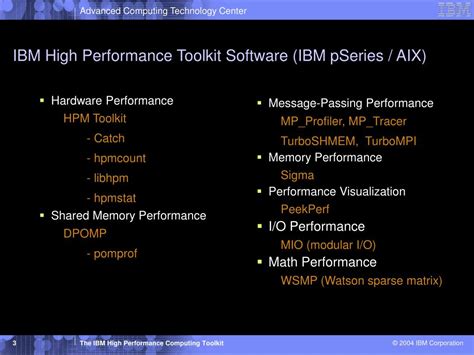 ppt the ibm high performance computing toolkit powerpoint