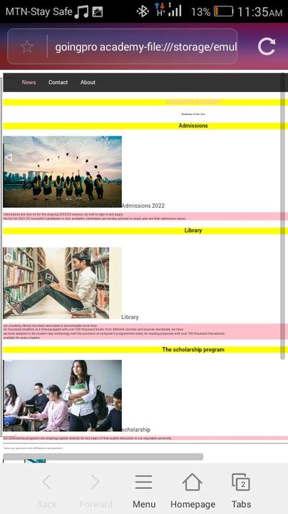 My First Project With Html And Css Programming Nigeria