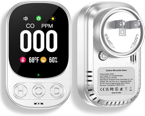 Indoor Co2 Detector Battery Operated Air Quality Monitor 1 Second