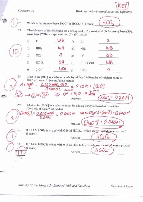 Acid Base Reactions Worksheet Best Of Quiz And Worksheet Worksheets Library