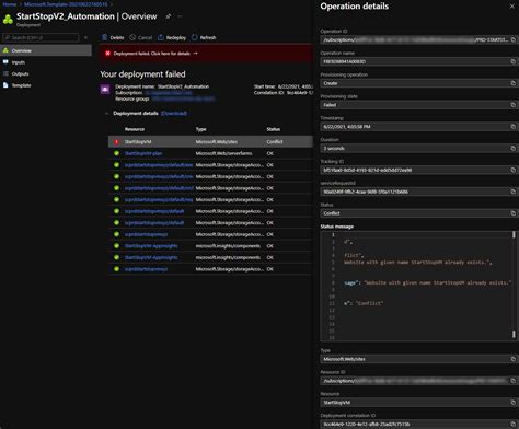 Website With Given Name Startstopvm Already Exists · Issue 11