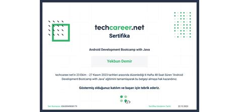 Yekbun Demir On Linkedin Android Development Bootcamp With Java