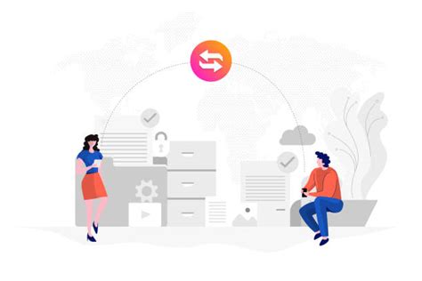 Cloud Computer Migration Illustrations Royalty Free Vector Graphics And Clip Art Istock