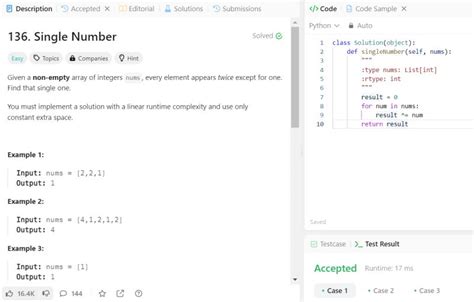 Leetcode 136 Single Number Solution Pavankumar Pattar Posted On The