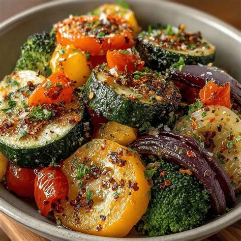Discover The Vibrant Flavors Of The Zesty Lemon Garlic Roasted Veggie