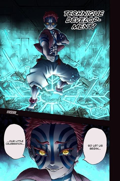 Akaza From Kimetsu No Yaiba Chapter 147 Akaza Colors Akaza Manga