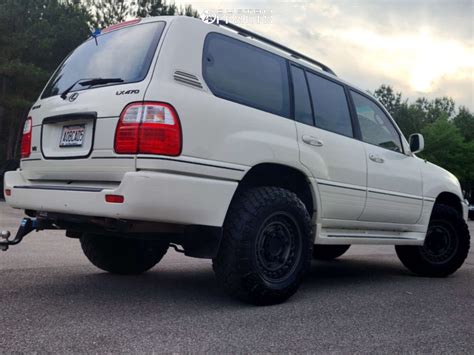 2001 Lexus Lx470 With 18x9 5 6 Black Rhino Armory And 275 70r18 Maxxis