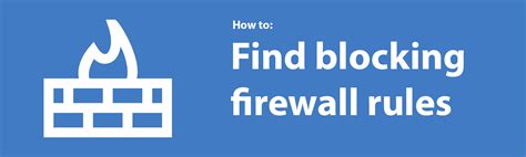 find windows firewall rules blocking traffic coadytech