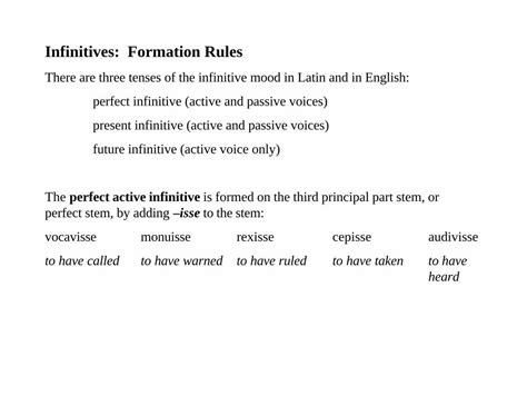 Pdf Perfect Infinitive Dokumentips