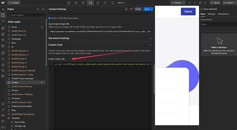 Whatsauth In Webflow Whatsauth Developers Docs