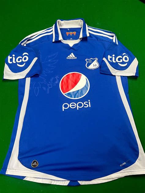 Adidas 2010 Millonarios Fc Home Soccer Jersey Football Kit Colombia