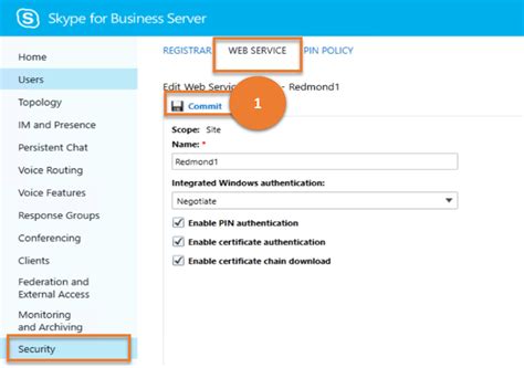 Use Powershell For Tasks On Security Menu Skype For Business Server