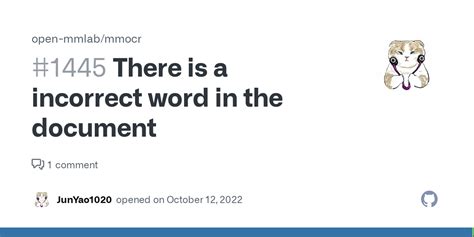 There Is A Incorrect Word In The Document · Issue 1445 · Open Mmlab