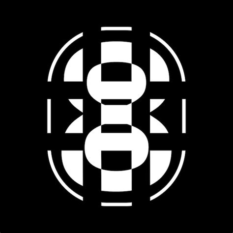 Premium Vector Hash Tag 8 Number Design Monogram