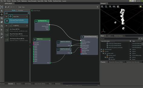 omnigraph pick and place controller node — isaac sim documentation