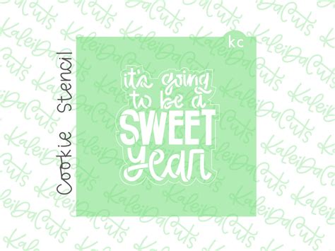 Sweet Year Stencil Kaleidacuts
