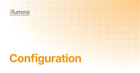 configuration illumina connected software