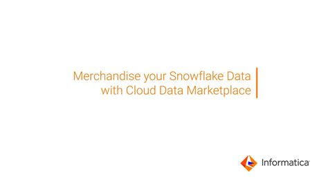 Cloud Integration Informatica Videos Informatica US