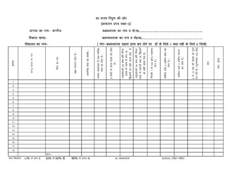 Nipun Bharat Mission Model Paper निपुण भारत मिशन लक्ष्य संप्राप्ति संकलन प्रपत्र डाउनलोड करें