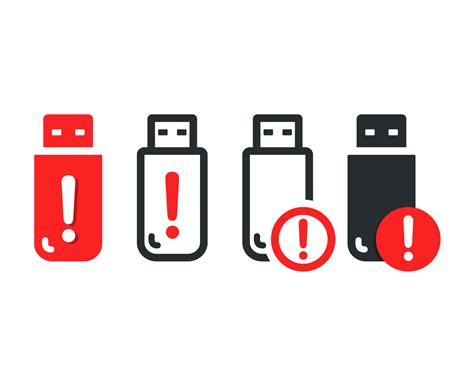 Usb Warning Icon Illustration Vector 32528439 Vector Art At Vecteezy