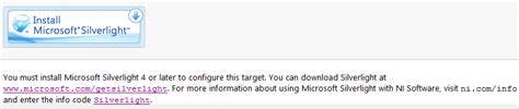 Ni Measurement And Automation Explorer Max Requires To Install Microsoft Silverlight Ni