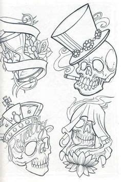 New Skool Tattoo Design Outlines Sketch Coloring Page