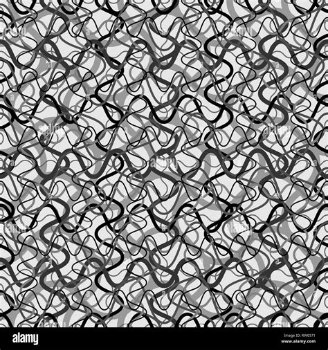 abstract background linear ornament seamless wave pattern vector