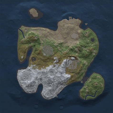 Procedural Map Rust Map Just Wiped Procedural Map Rust Map Just Wiped