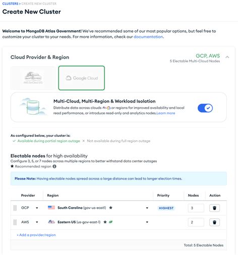 Mongodb Atlas For Government Supports Gcp Assured Workloads Mongodb Blog